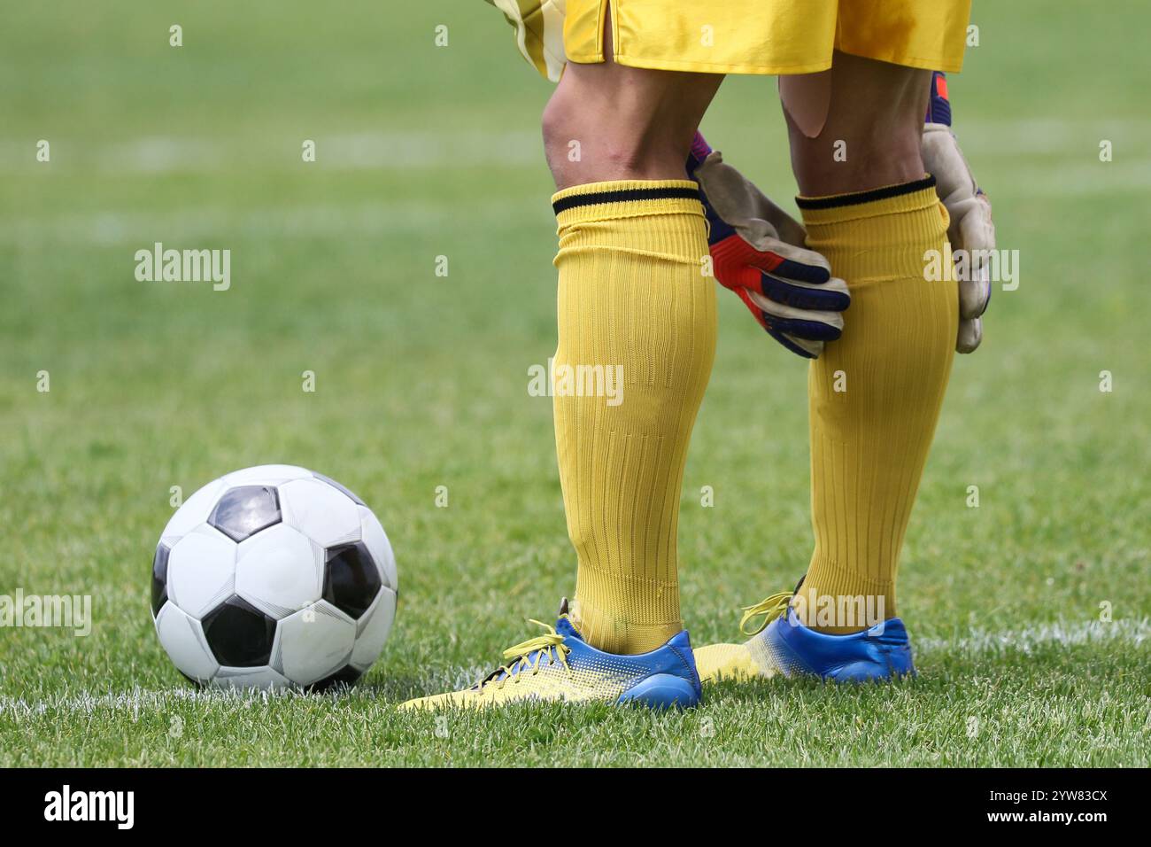 Child goalkeeper hi-res stock photography and images - Alamy