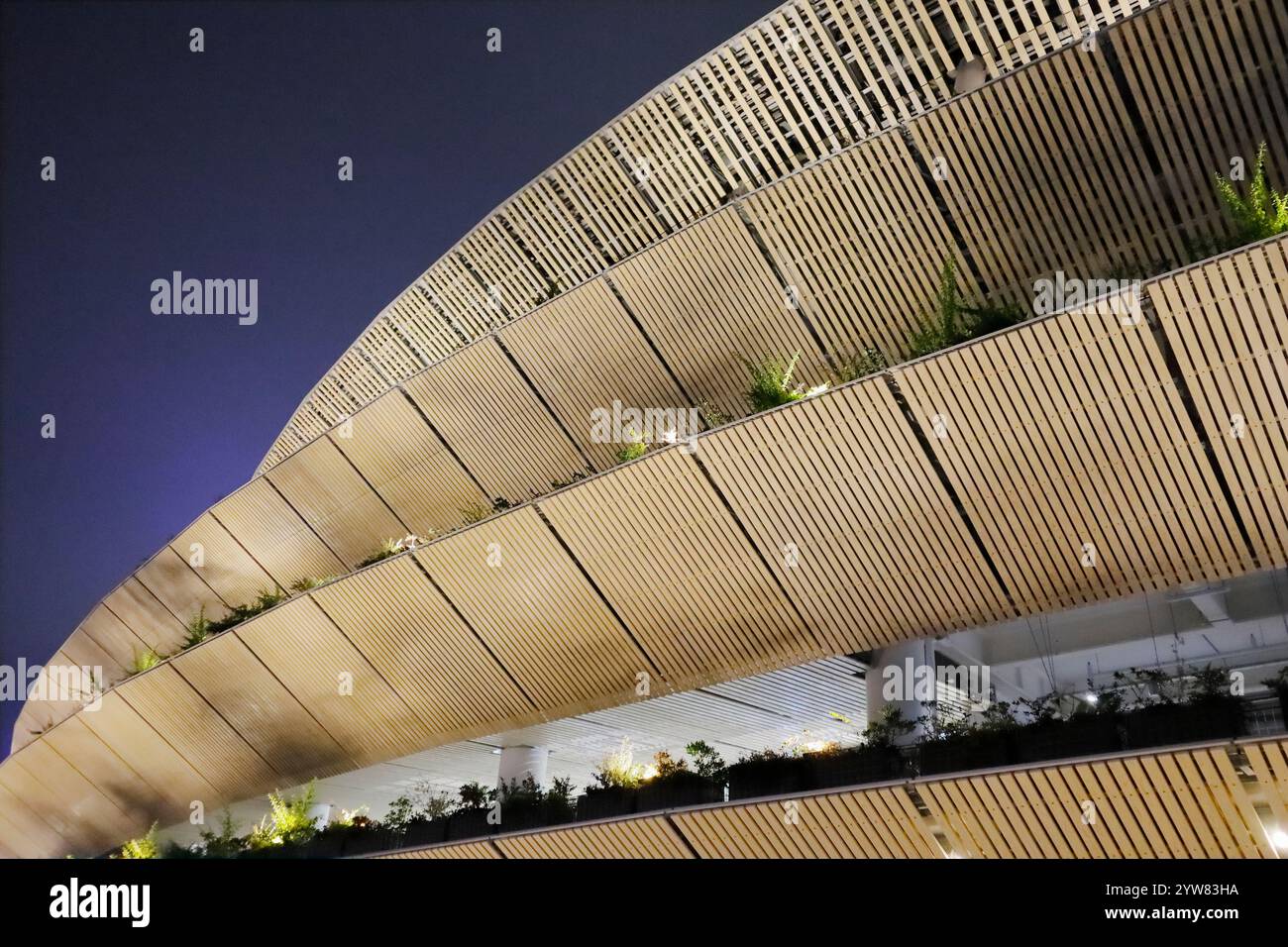 Beautiful stadium with plenty of trees Stock Photo - Alamy