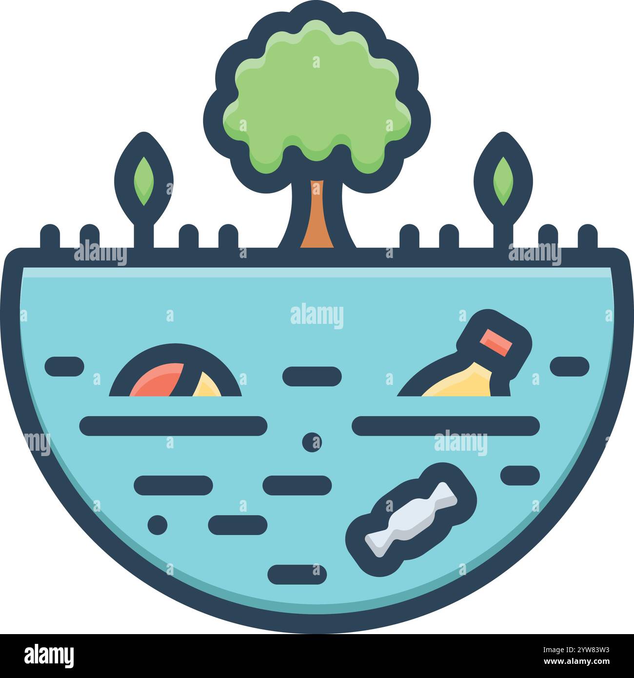 Icon for pollution, contamination Stock Vector Image & Art - Alamy