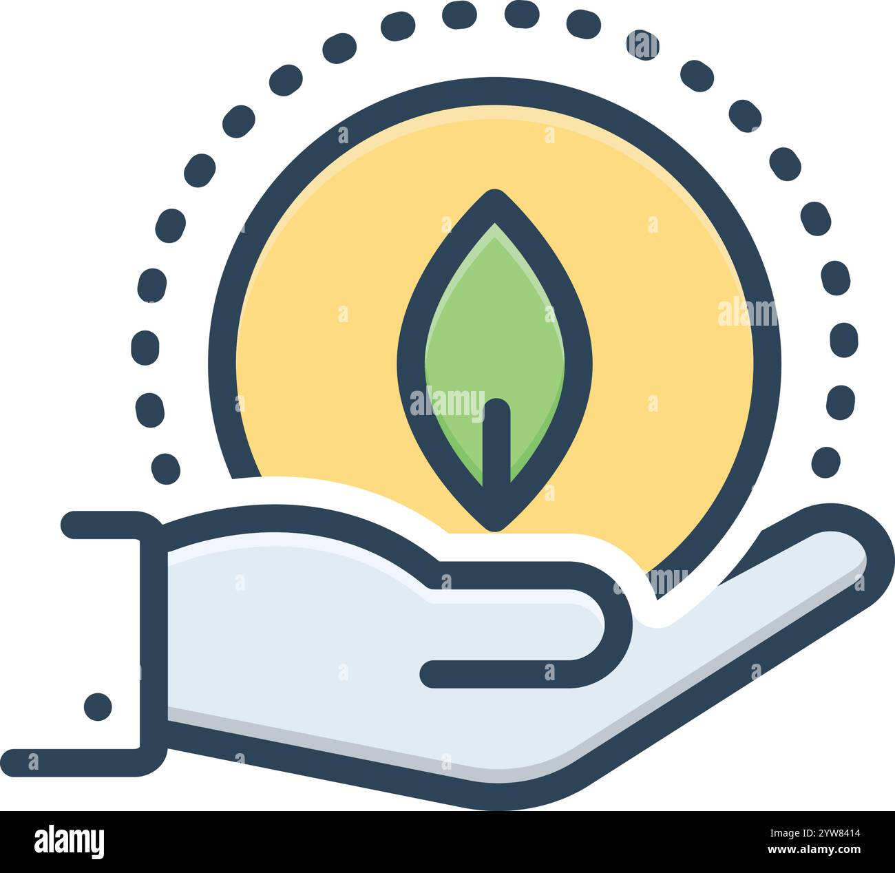 Icon for sustainability, leaf Stock Vector Image & Art - Alamy