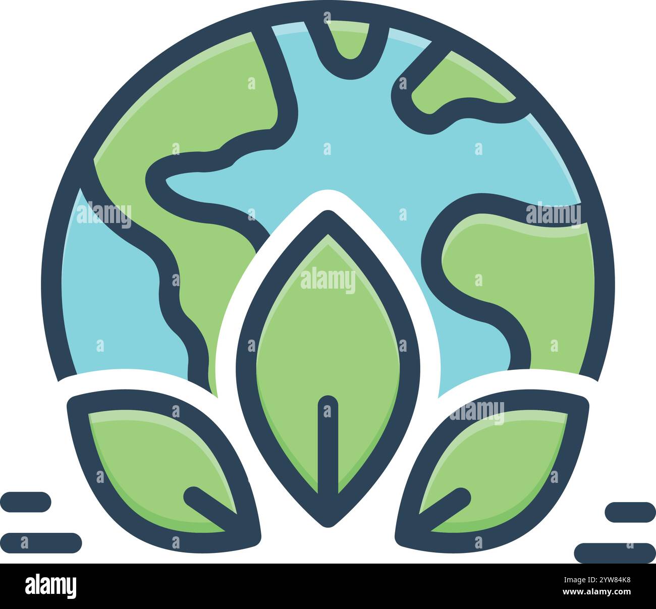 Surrounding with greenery Stock Vector Images - Alamy