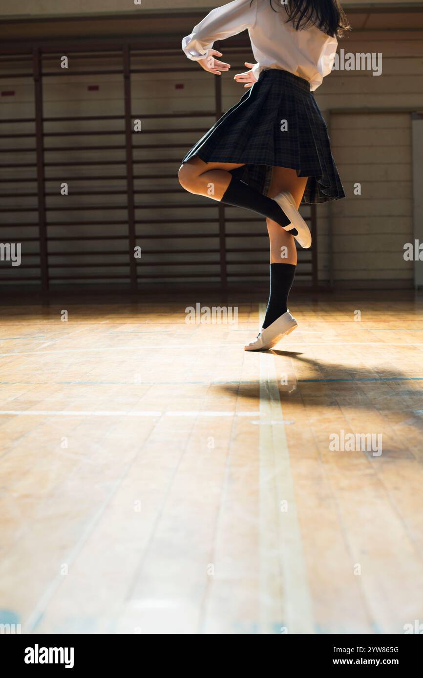 High school girls performing ballet dance Stock Photo - Alamy