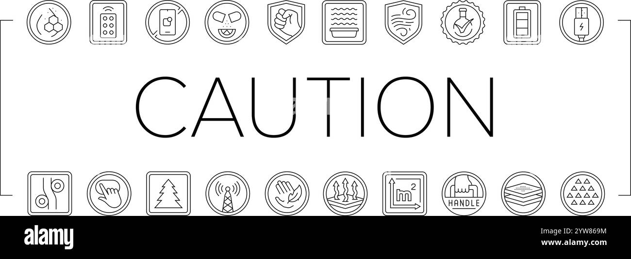 Caution required Black and White Stock Photos & Images - Alamy