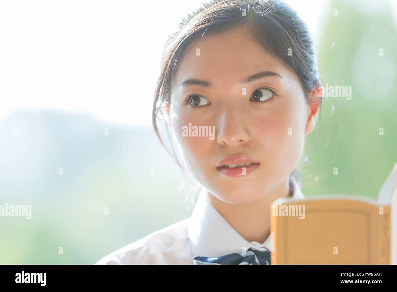 High school girls reading a novel in a classroom Stock Photo - Alamy