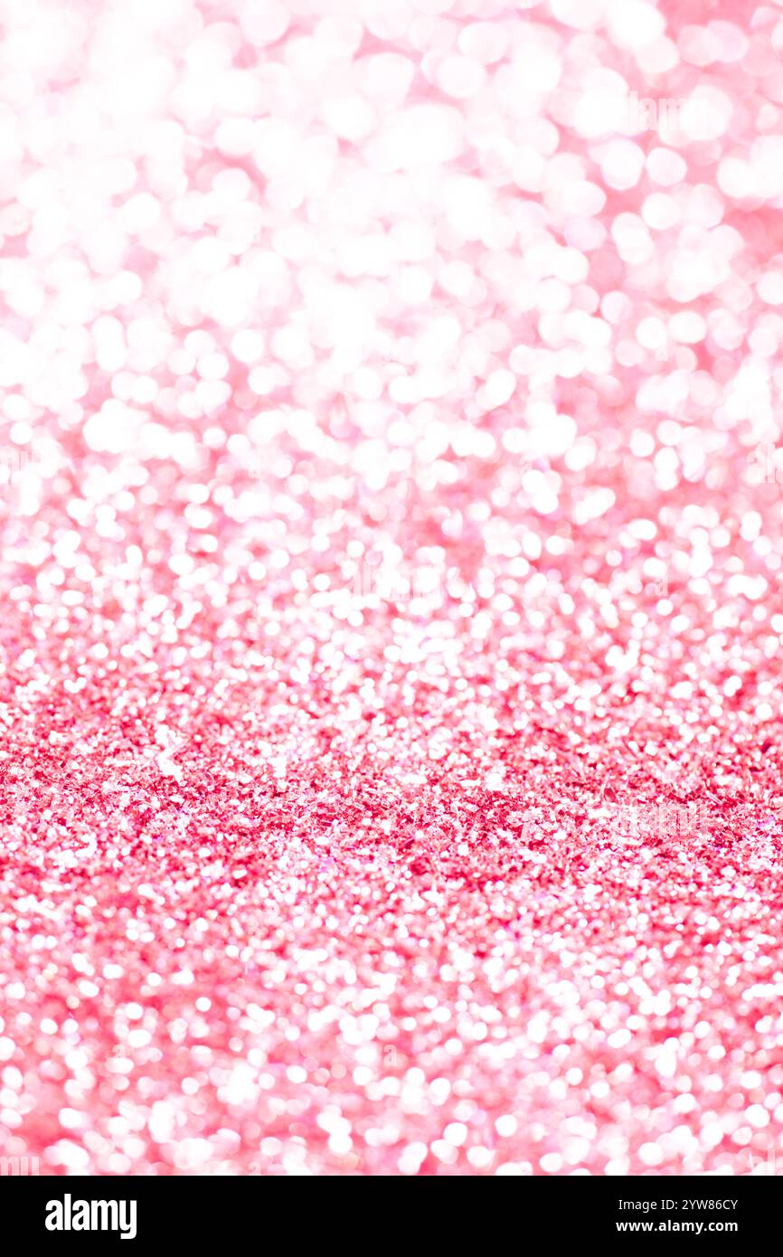 Pink And White Glitter Background