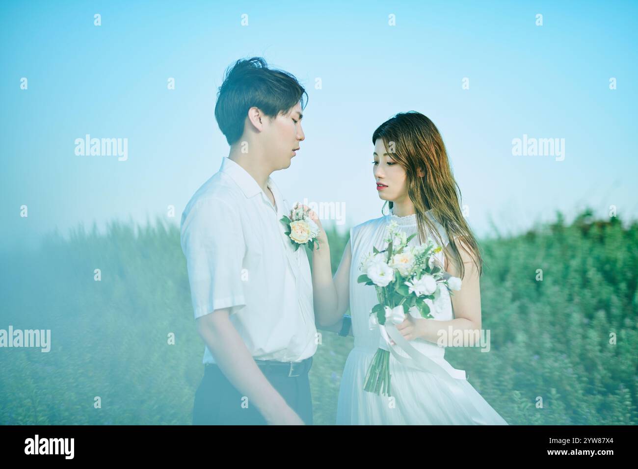 Wedding flower preparation hi-res stock photography and images - Alamy