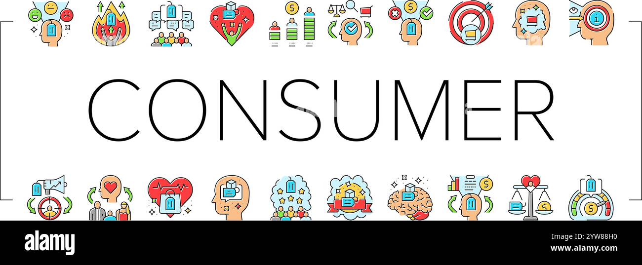 Consumer behavior purchase journey Stock Vector Images - Alamy