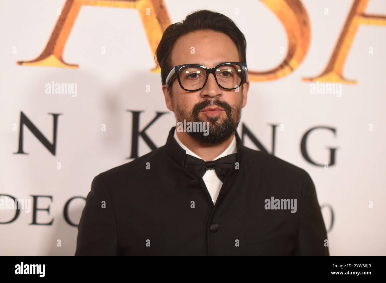 Lin-Manuel Miranda arrives at the premiere of "Mufasa: The Lion King ...