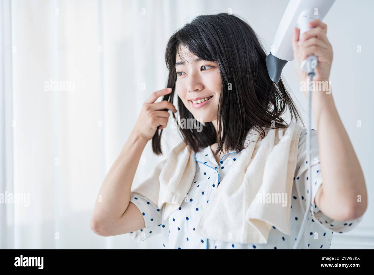 Hair drying towel hi-res stock photography and images - Alamy