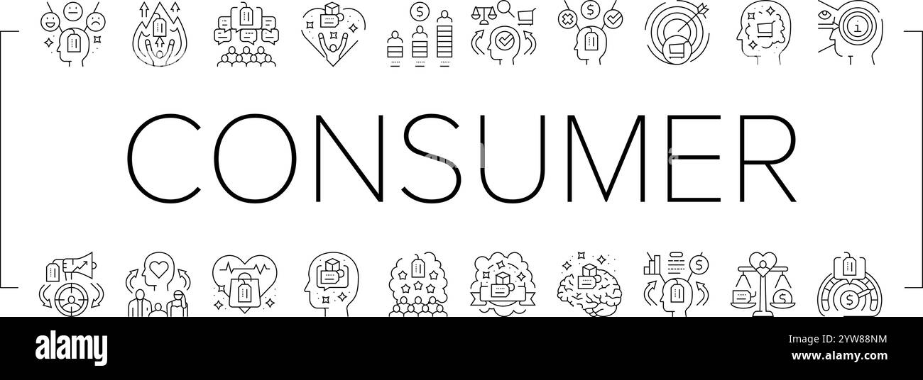 Consumer behaviour analysis Black and White Stock Photos & Images - Alamy