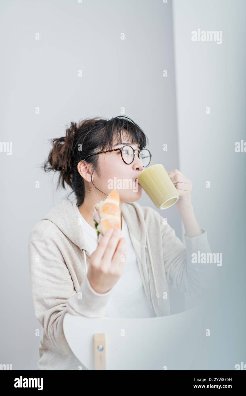 Women Lunch Sandwich Stock Photo - Alamy