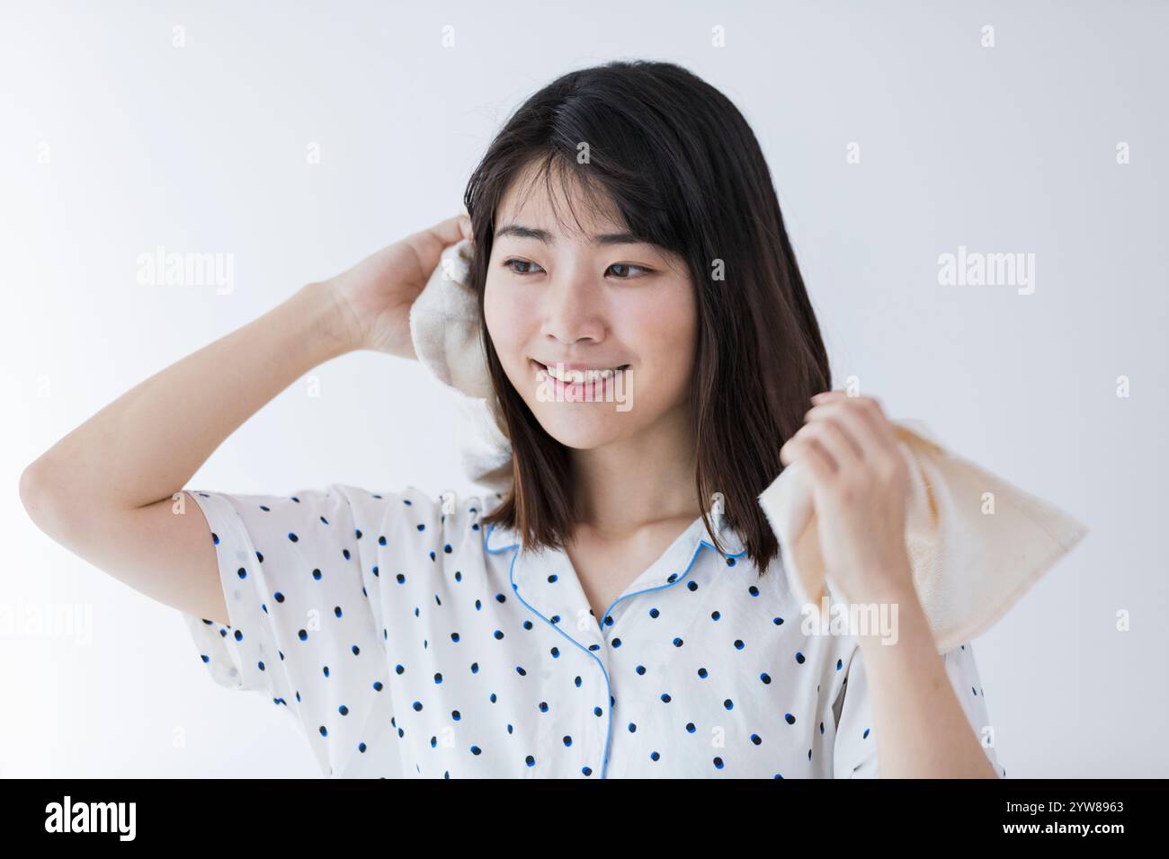 Hair drying towel hi-res stock photography and images - Alamy