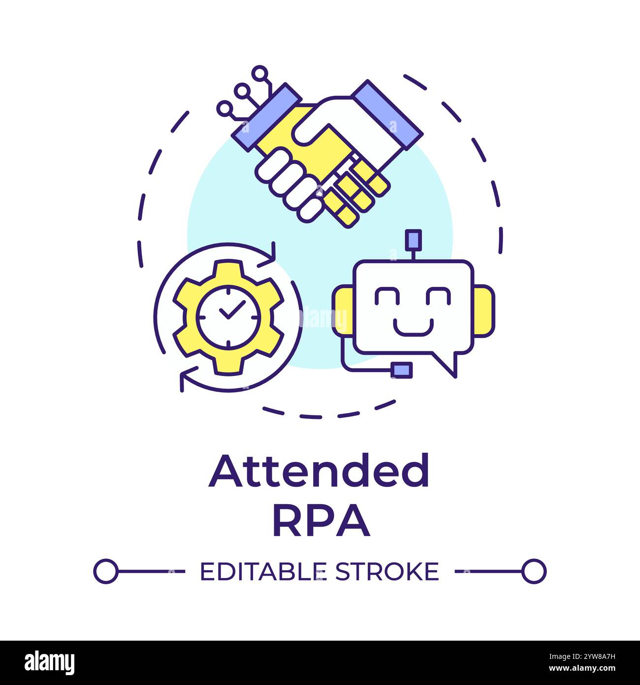 Rpa bot hi-res stock photography and images - Alamy