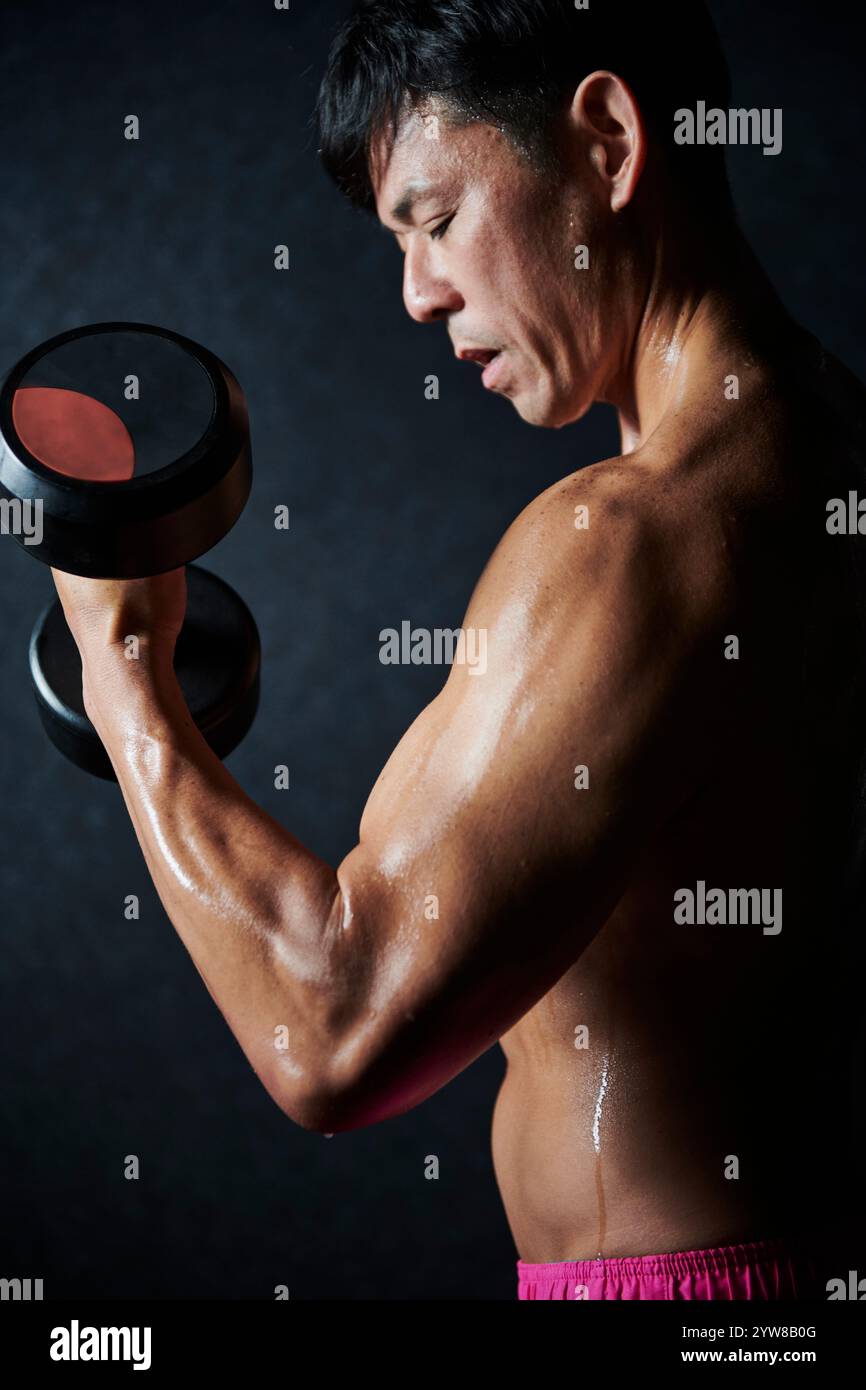 Workout Bodybuilder Men Stock Photo - Alamy