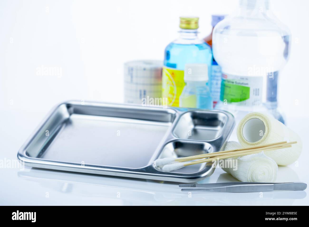 Medical equipment for treating infections. Wound care dressing set ...