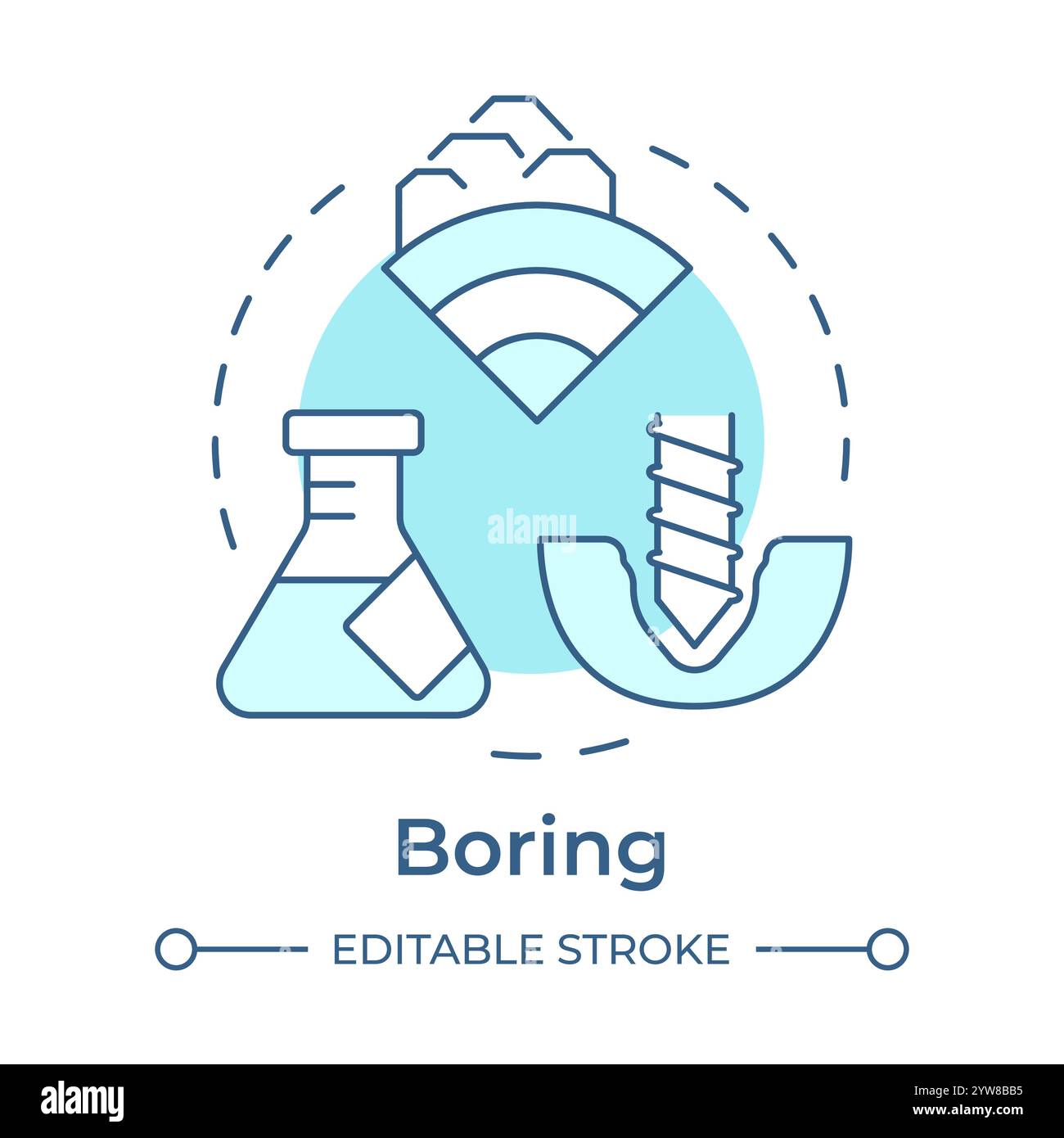 Test boring Stock Vector Images - Alamy
