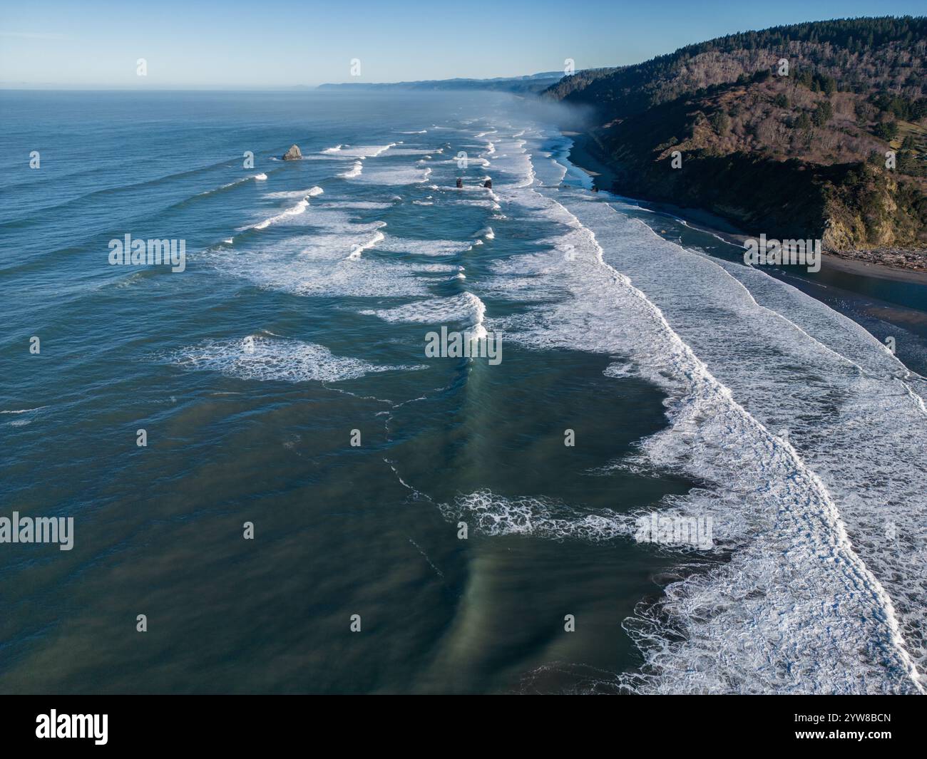 The scenic and wild landscape of Humboldt County in Northern California ...