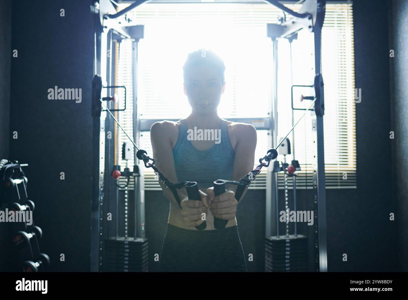 Young stylish woman training hi-res stock photography and images - Alamy