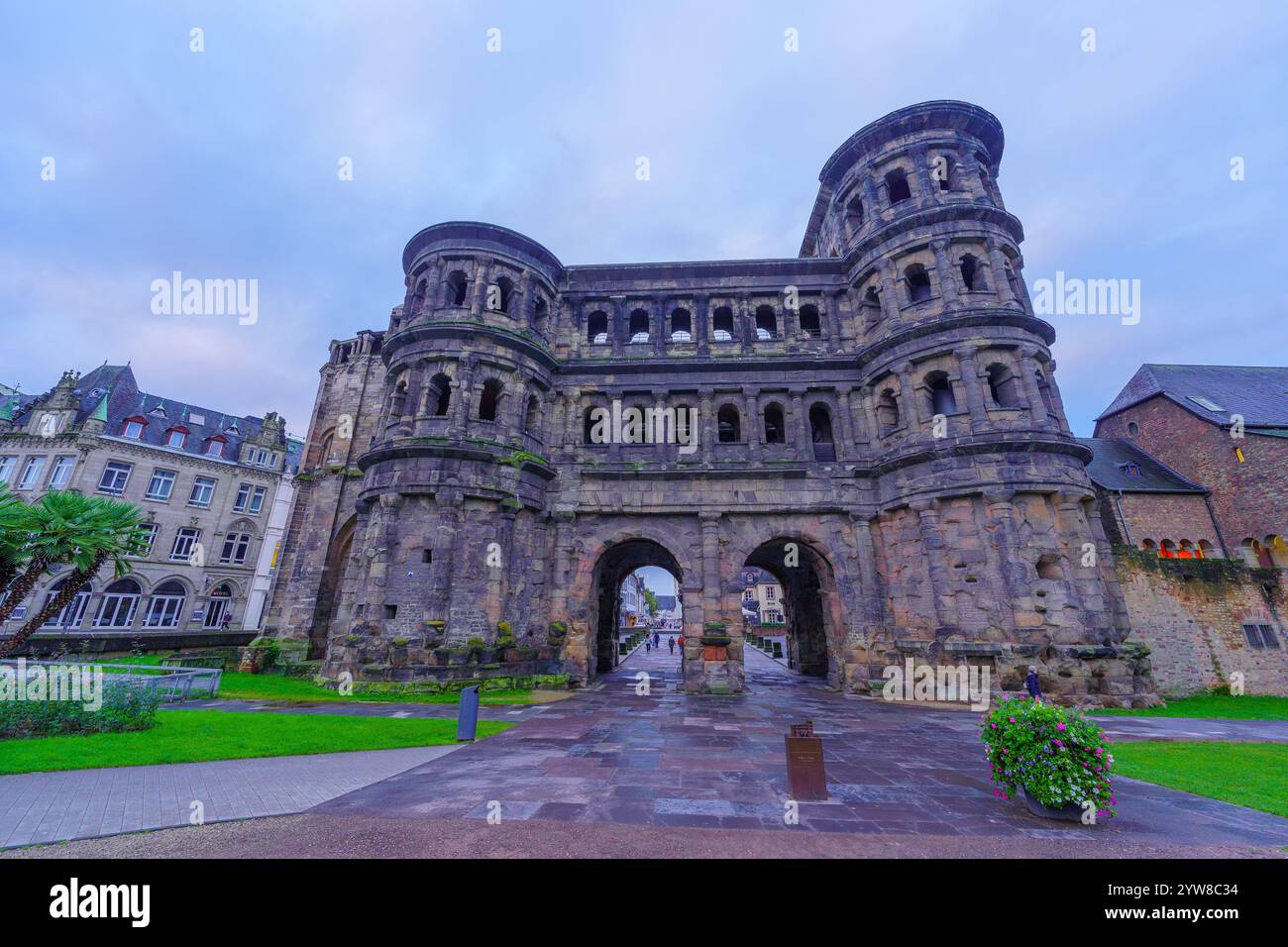 Trier, Germany - October 11, 2024: View of the Porta Nigra, a Roman era ...