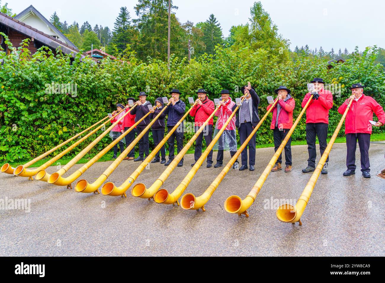 Saint-Cergue, Switzerland - September 28, 2024: People play with the ...