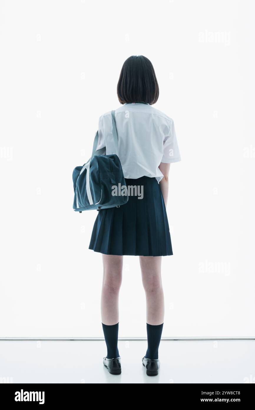 Female student, back view Stock Photo - Alamy