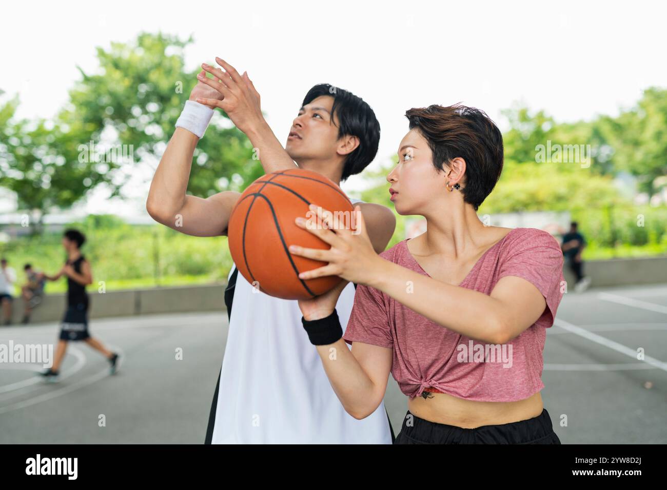Woman practice play on japanese hi-res stock photography and images - Alamy