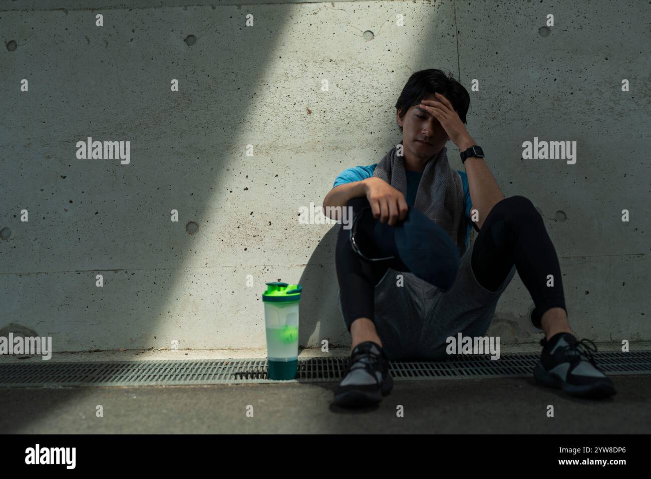 Men who become unwell during exercise Stock Photo - Alamy