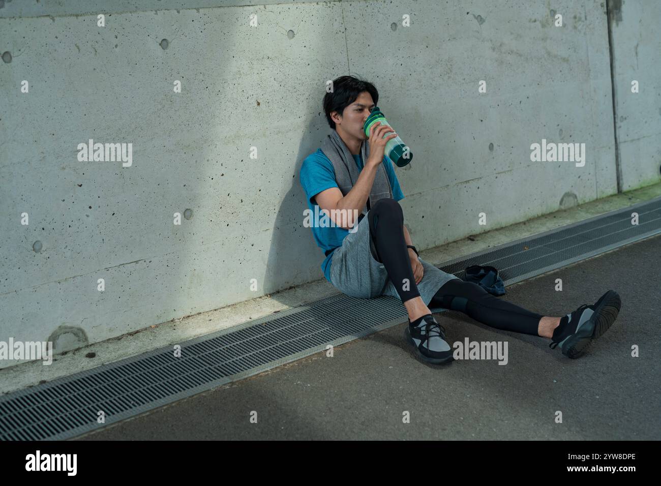 Men who become unwell during exercise Stock Photo - Alamy