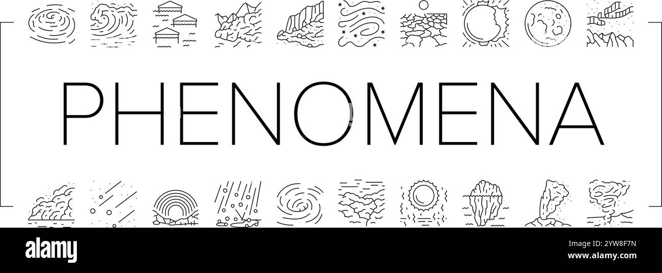 Geology phenomena Stock Vector Images - Alamy