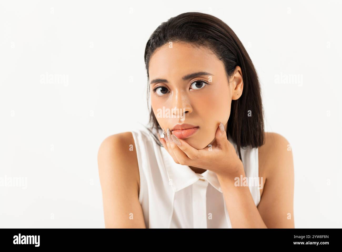 Melancholy model hi-res stock photography and images - Alamy