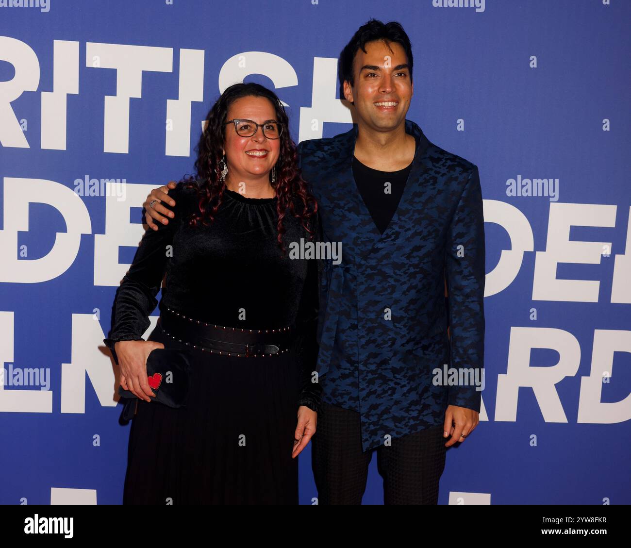 London, UK. 08th Dec, 2024. Sally El Hosaini and James Krishna Floyd attend the 27th British ...