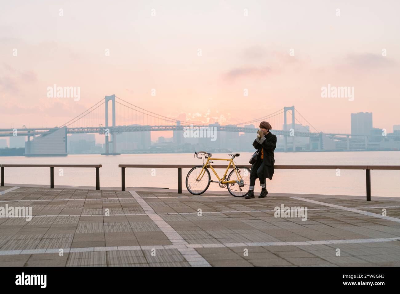 Woman taking a walk Stock Photo - Alamy