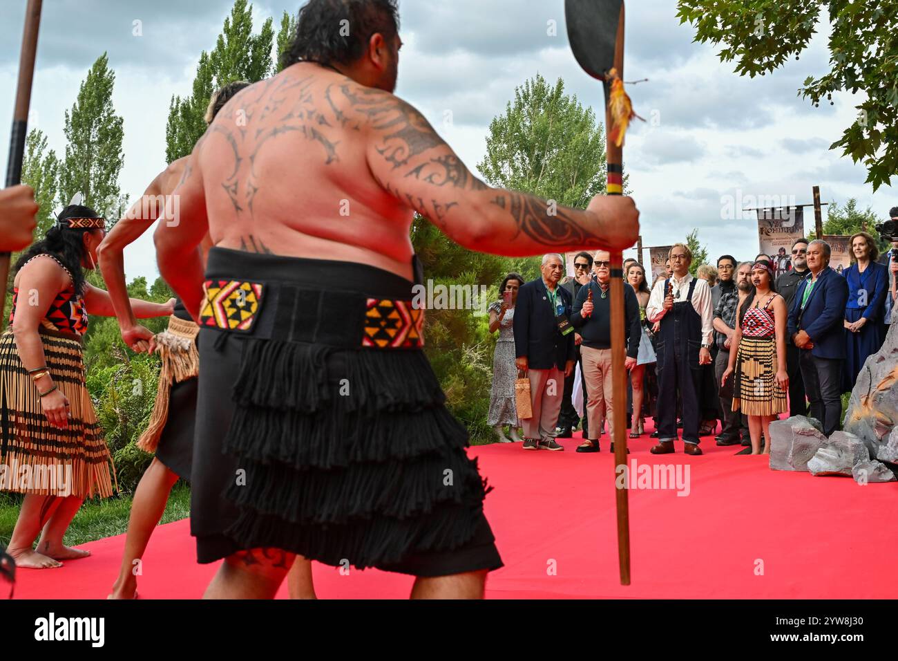 The official party receive a Powhiri, welcome to venue, at the New ...