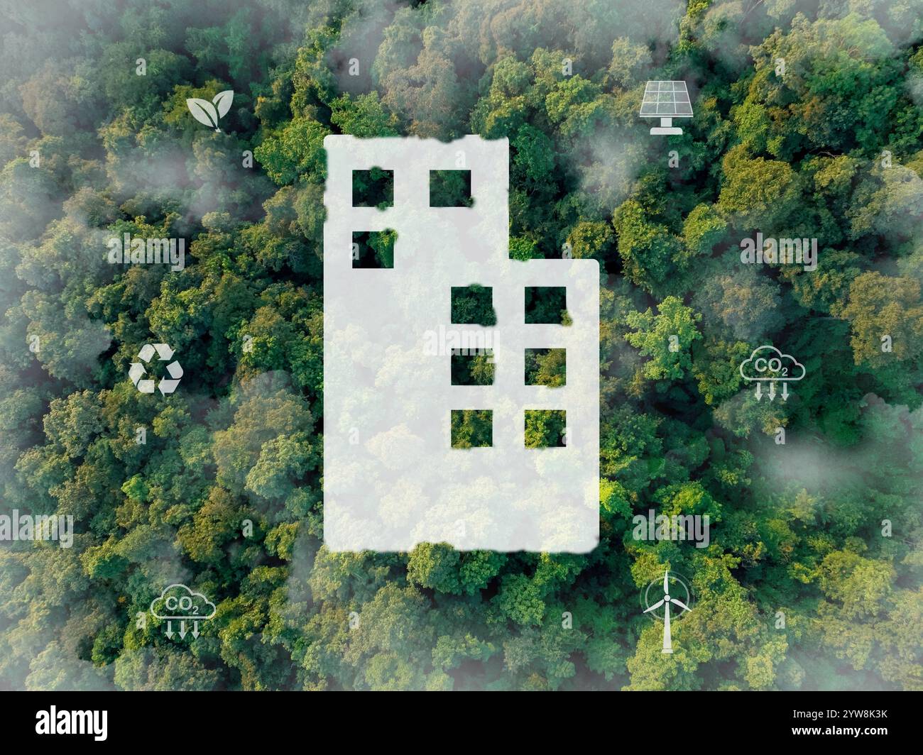 Sustainable green building with renewable energy solutions for carbon neutrality and net zero ...