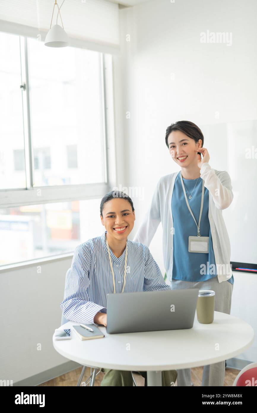 Office partner portrait hi-res stock photography and images - Alamy