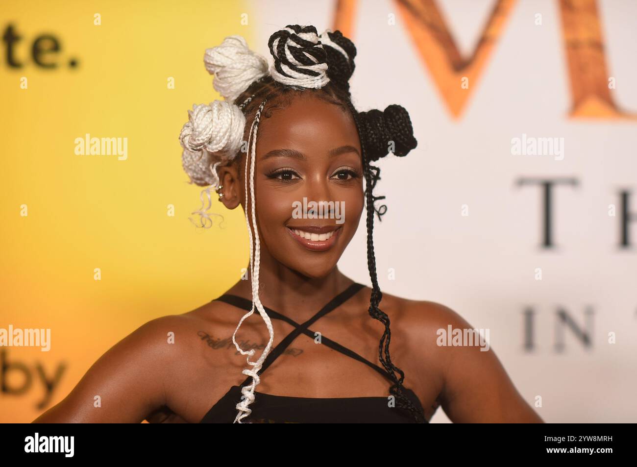 Thuso Mbedu arrives at the premiere of "Mufasa: The Lion King" on ...