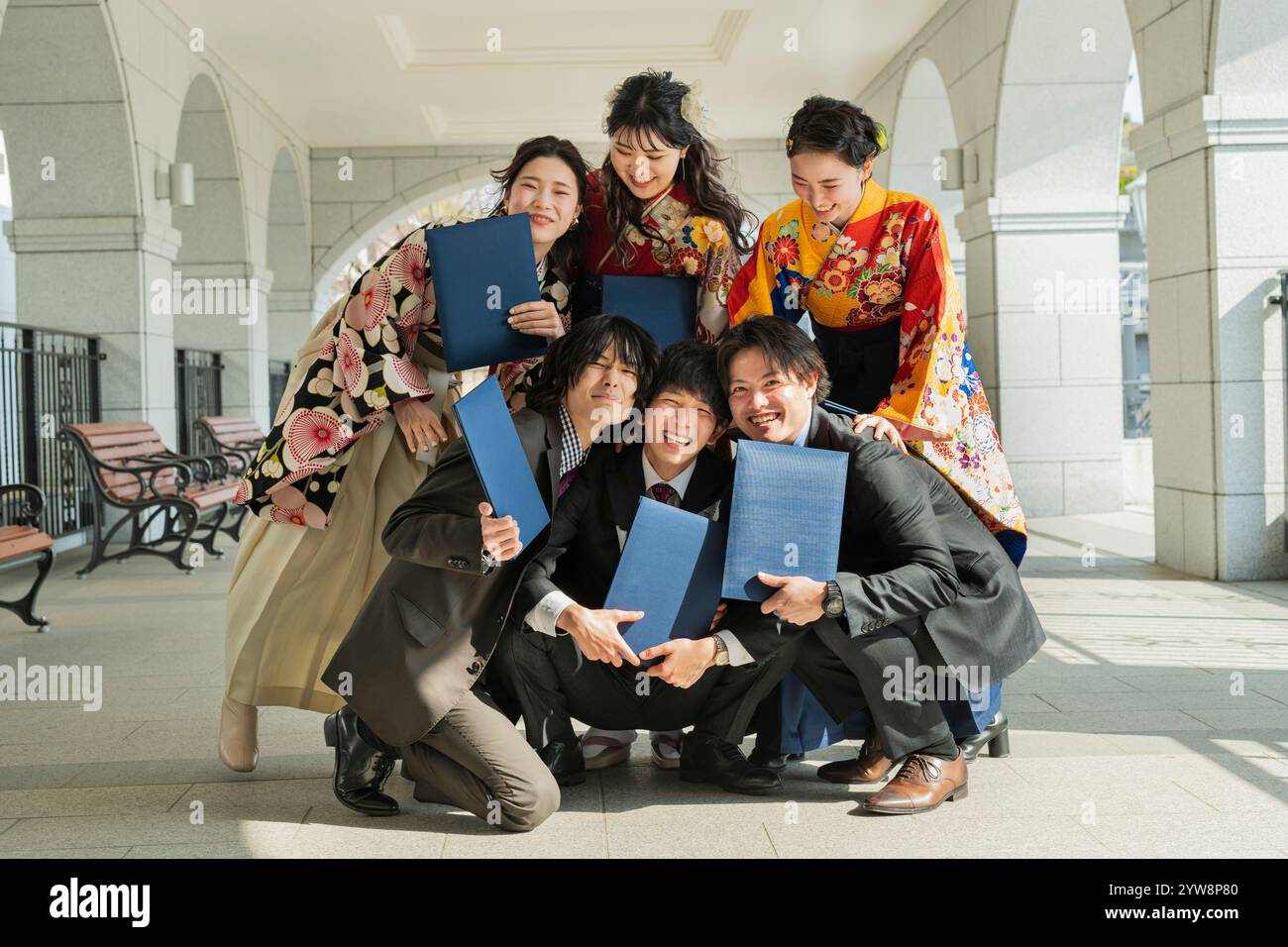 Graduation ceremony University students Stock Photo - Alamy