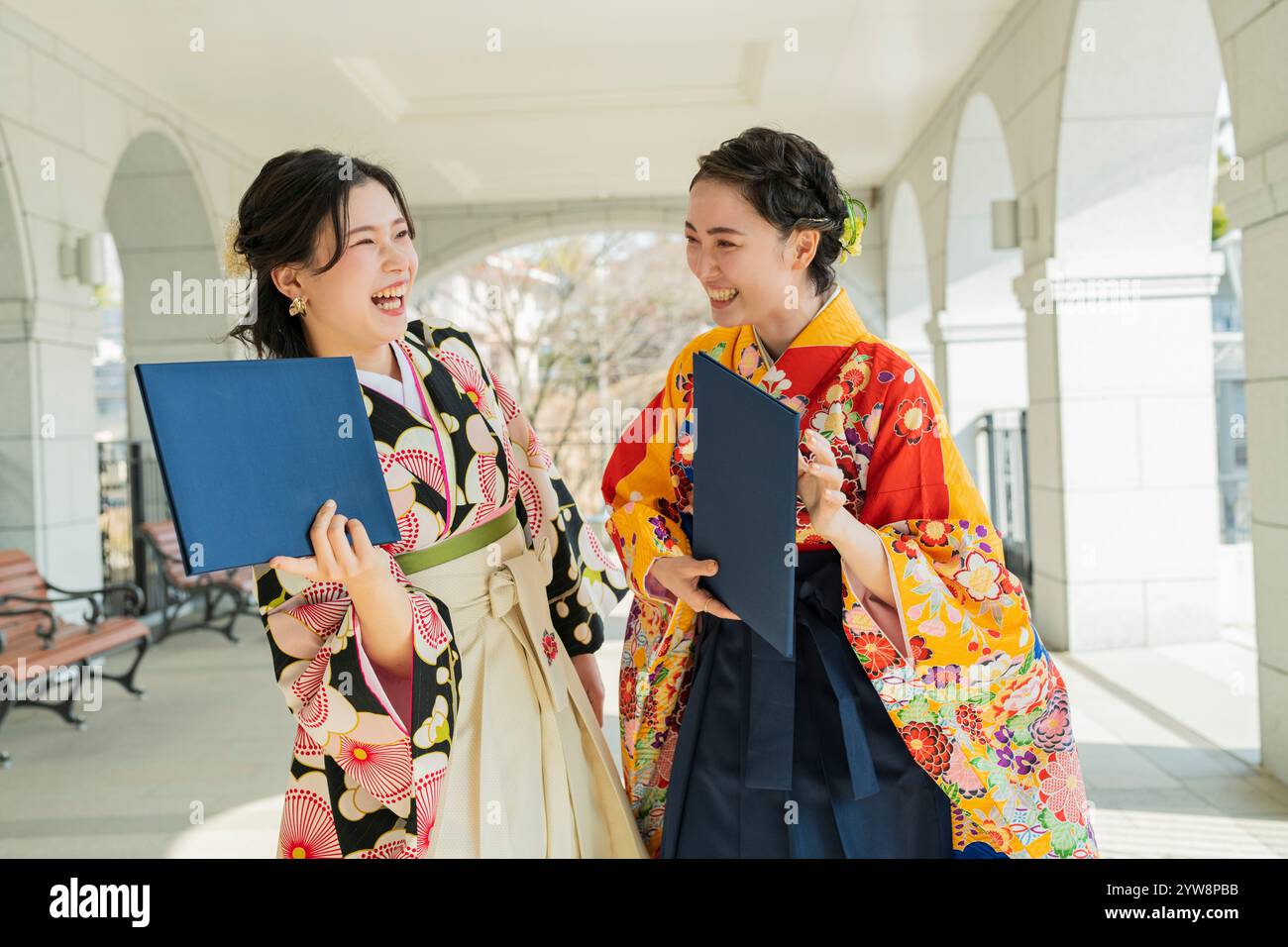 Graduation ceremony - college girl looking friendly Stock Photo - Alamy