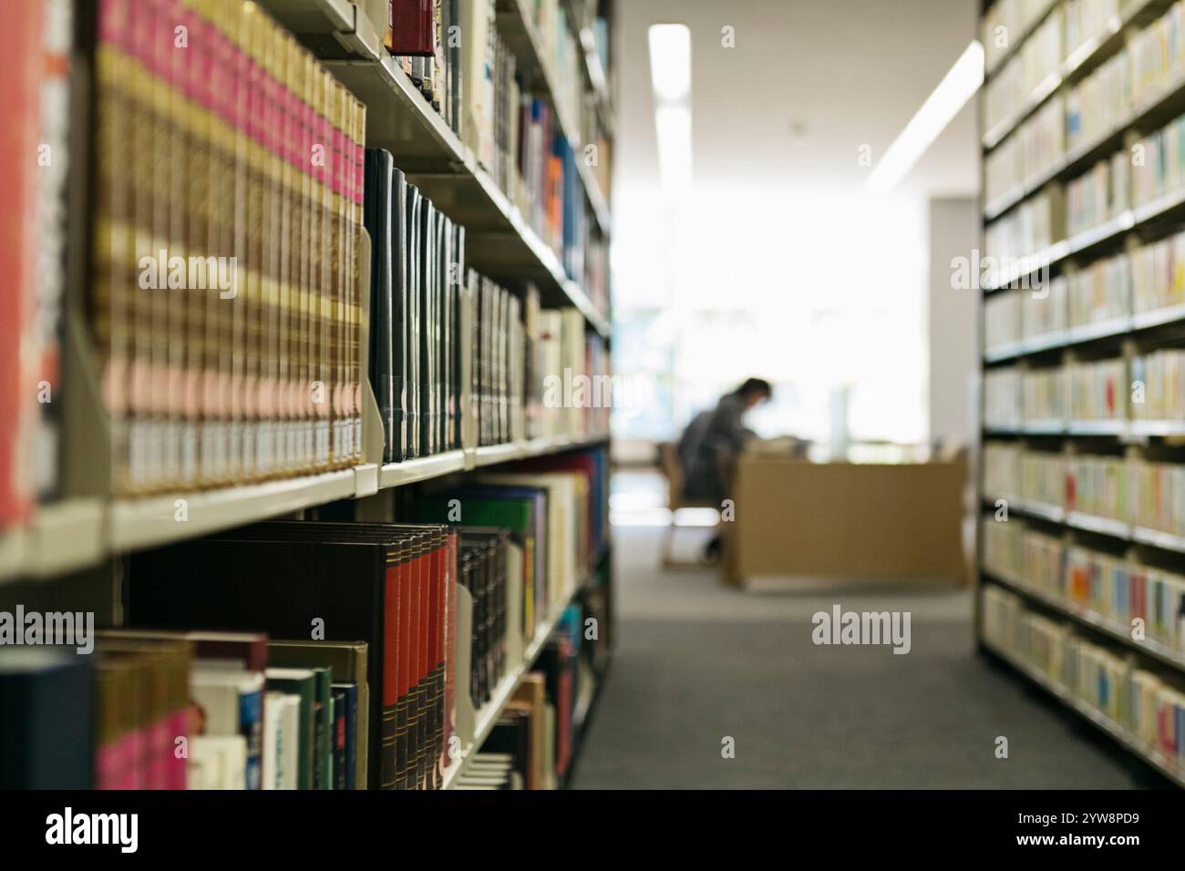 Scenery of the library Stock Photo - Alamy
