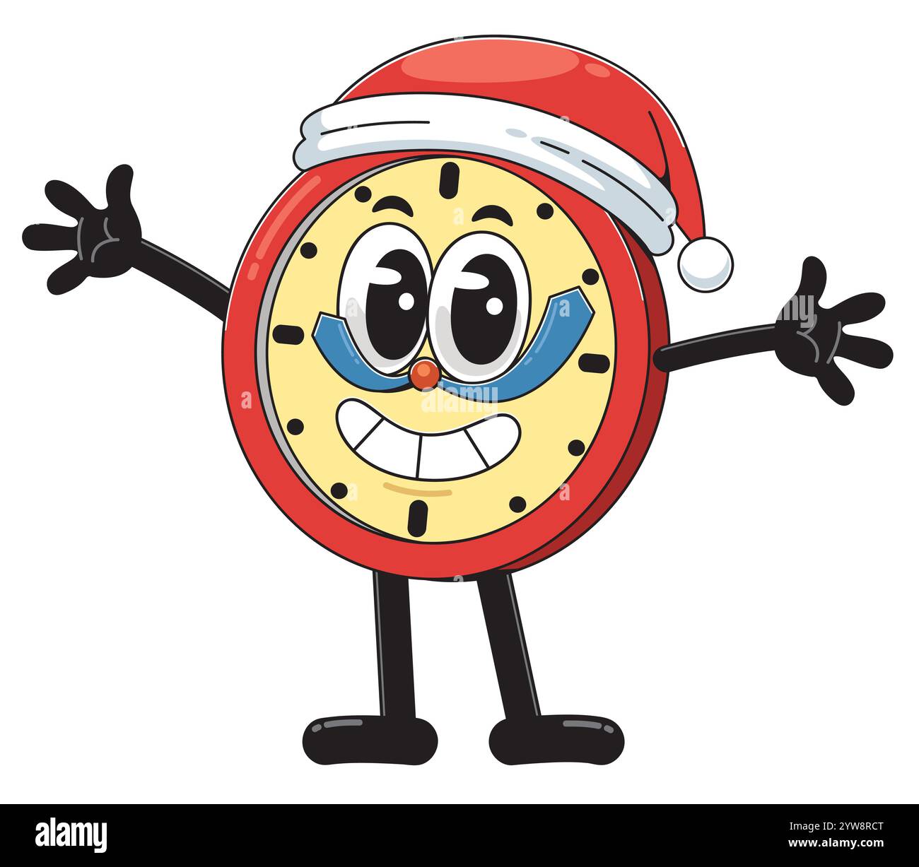 Funny santa claus character counting hi-res stock photography and ...