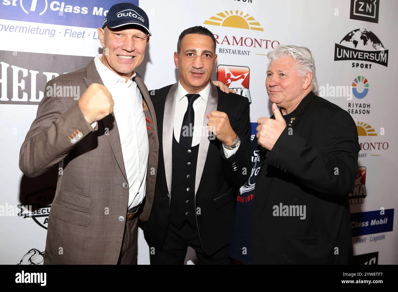 Henry Maske, Ismail Özen und Carsten Marek bei der Legends Gala Night ...