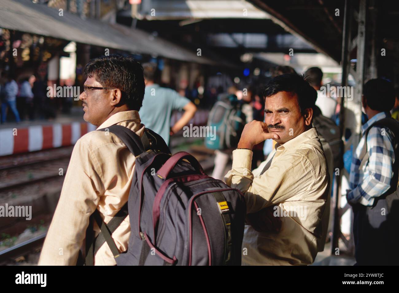 Mumbai suburban train system hi-res stock photography and images - Alamy