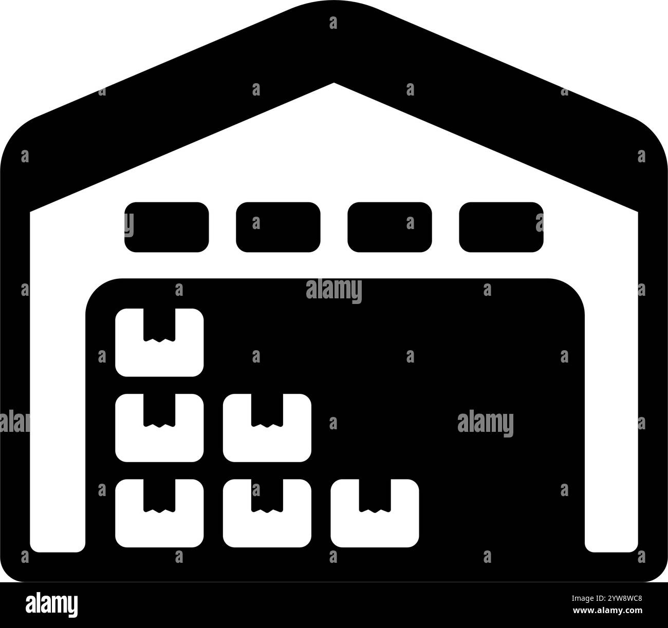 Warehouse (stock, inventory) vector icon illustration Stock Vector ... Warehouse (stock, inventory) vector icon illustration Stock Vector ...