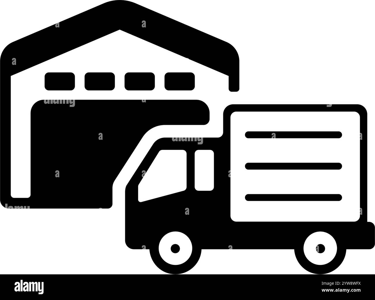 Inventory management illustration Cut Out Stock Images & Pictures - Alamy