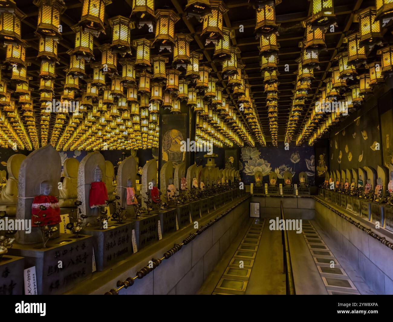Shrine interior at Daishou-in Temple on Miyajima Island, Hiroshima ...