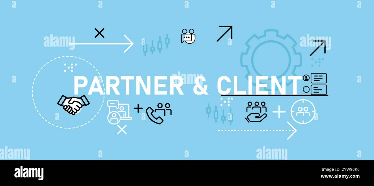 Partner and client agreement contract cooperation relation commitment ...