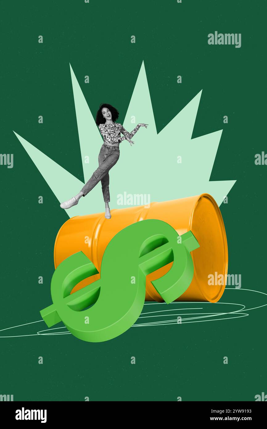 Poster sketch image artwork 3D photo collage of rich wealth bank salary ...