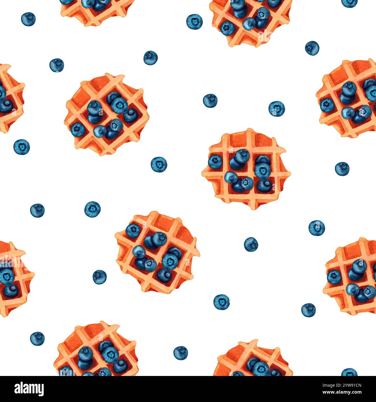 Pastry illustration watercolor Cut Out Stock Images & Pictures - Alamy