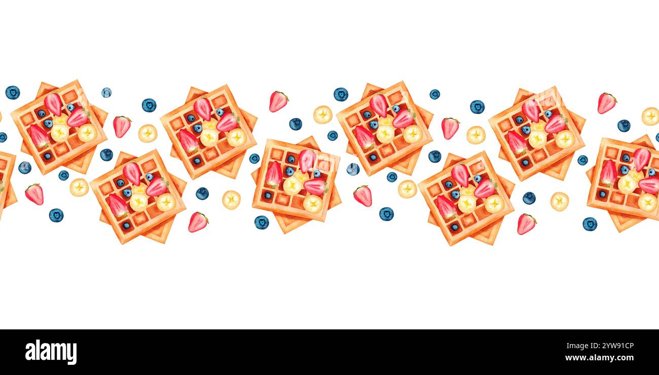 Waffle Border Clipart