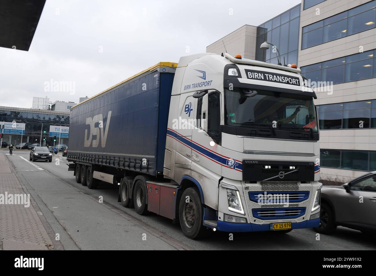 Copenhagen/ DenmarK/09 december 2024/ DSV transport truck in ballerup ...